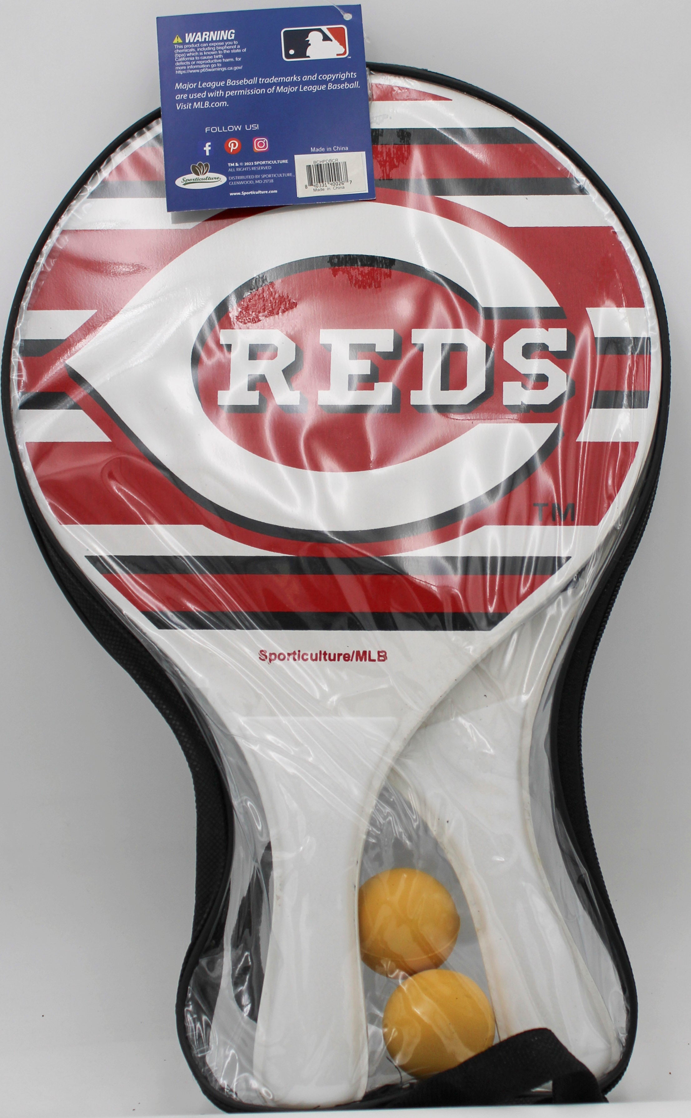 CINCINNATI REDS BEACH PADDLEBALL2 PACK – The Bazaar Inc