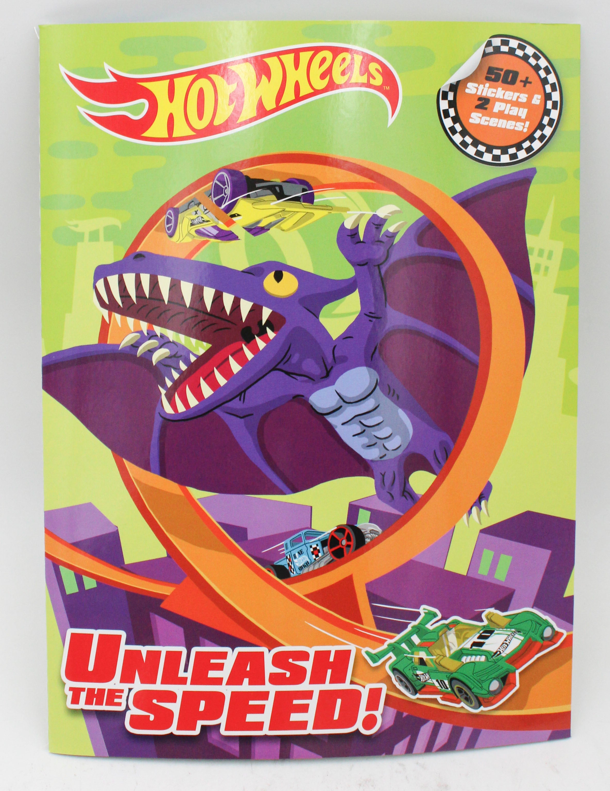 HOT WHEELS: UNLEASH THE SPEED STICKER BOOK 24pg – The Bazaar Inc