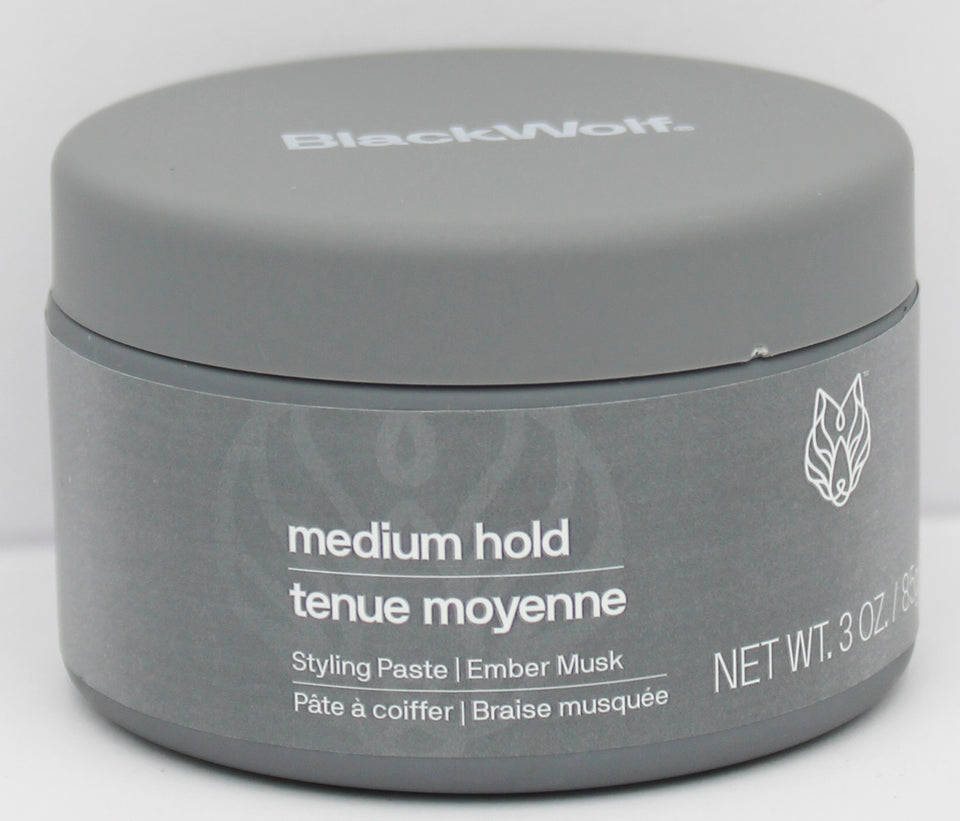 BLACK WOLF STYLING PASTE 3 oz. MEDIUM HOLD – The Bazaar Inc