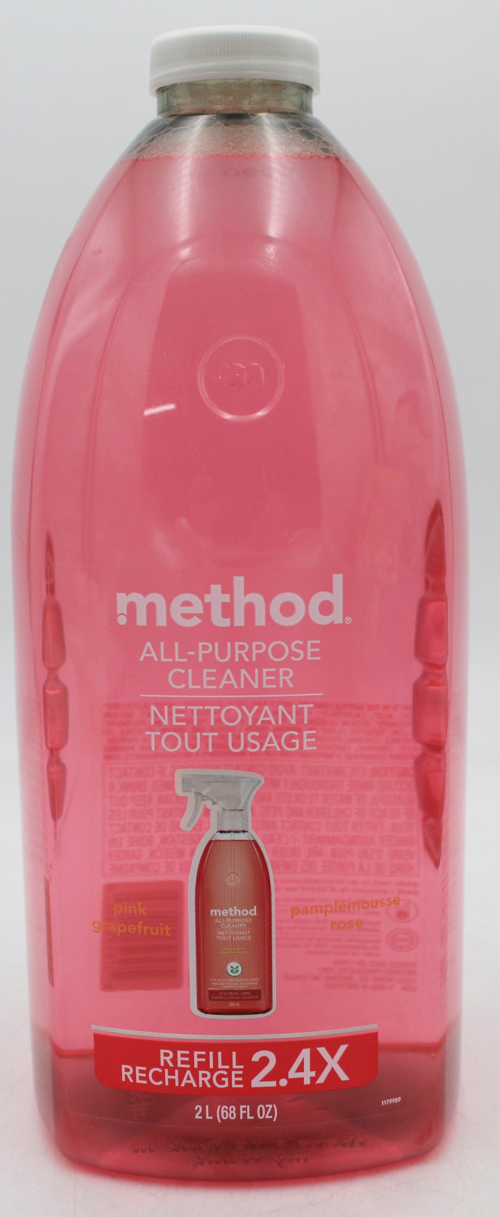 SP METHOD ALL-PURPOSE CLEANER REFILL 68oz PINK GRAPEFRUIT – The Bazaar Inc