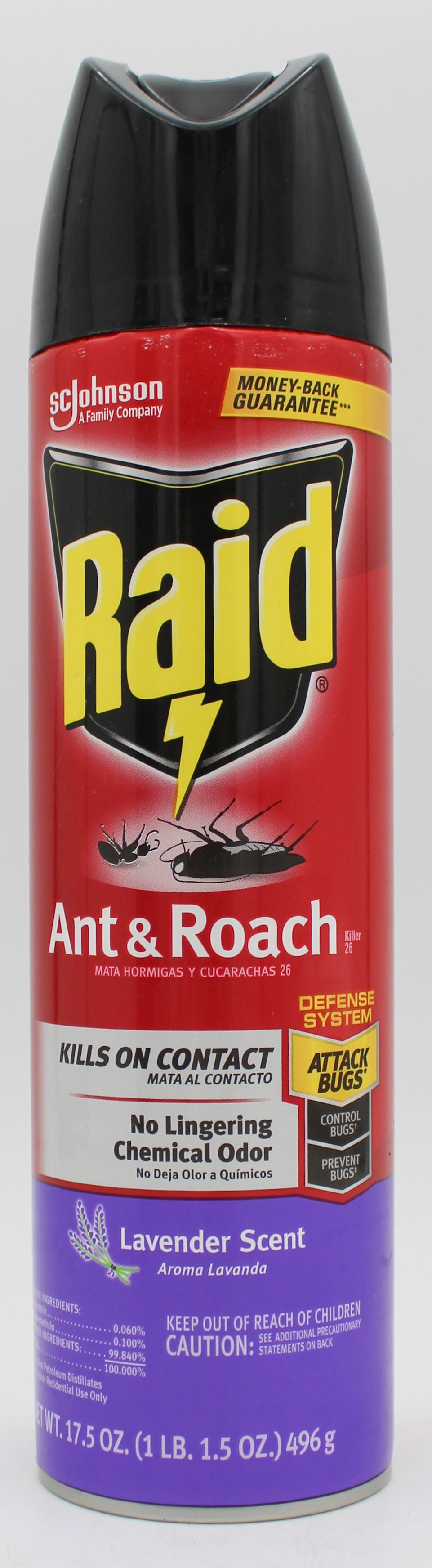RAID ANT & ROACH LAVENDER 17.5oz – The Bazaar Inc