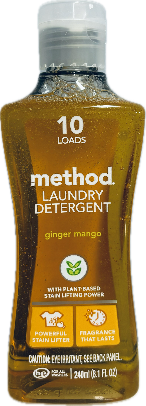 METHOD LAUNDRY DETERGENT 8.1oz-GINGER MANGO – The Bazaar Inc