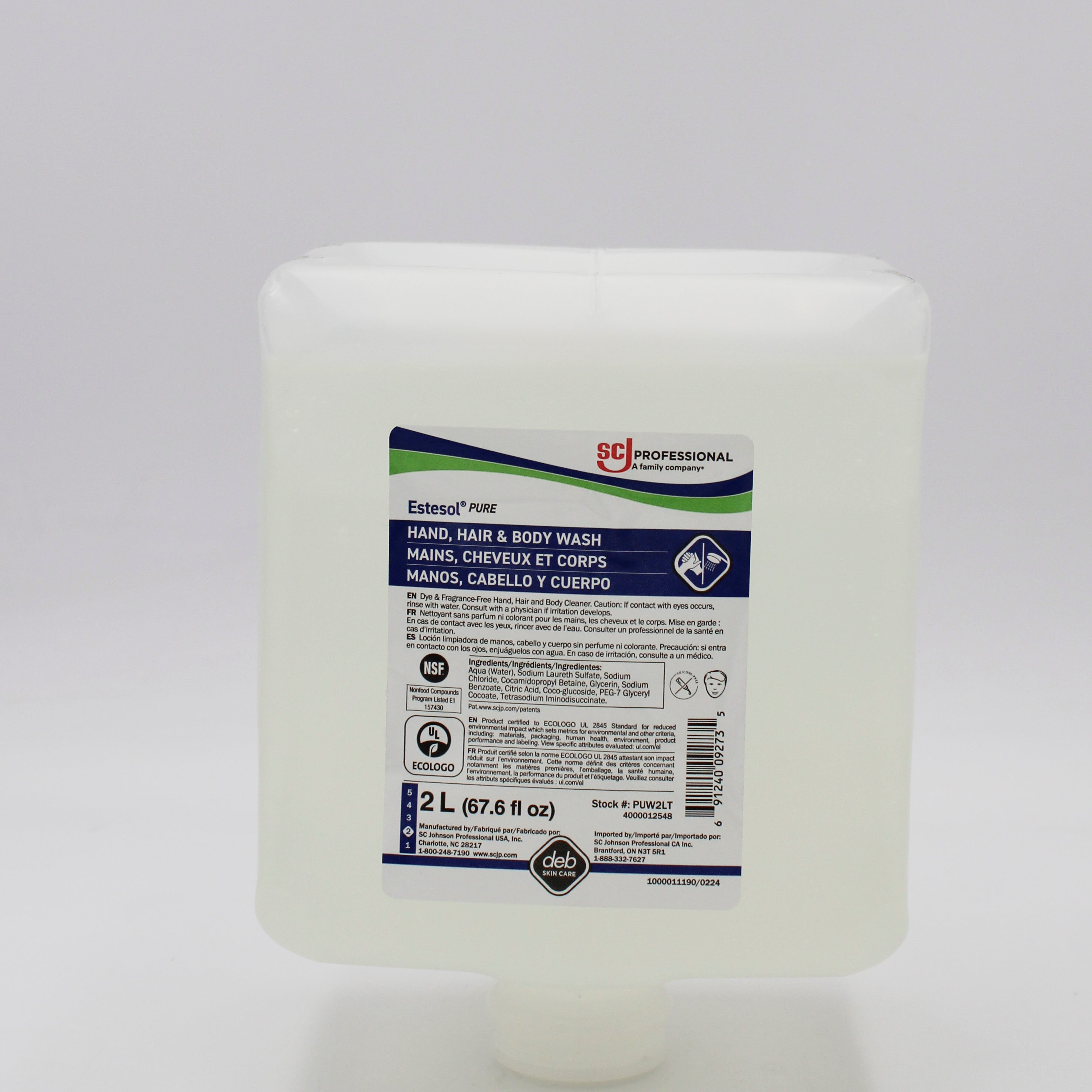 SP SCJ PROFESSIONAL ESTESOL PURE HAND, HAIR & BODY WASH 67.6oz – The ...