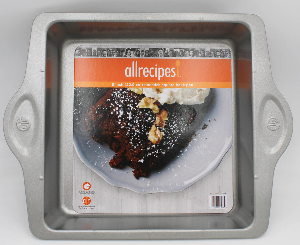 ALL RECIPES NONSTICK 9IN SQUARE CAKE PAN NI – The Bazaar Inc