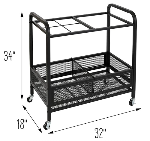 Garage Multi-purpose Storage Cart – The Bazaar Inc