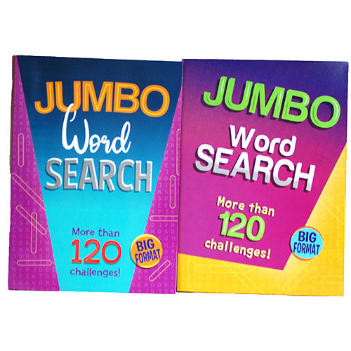 JUMBO WORD SEARCH BOOK 320PG ASST – The Bazaar Inc
