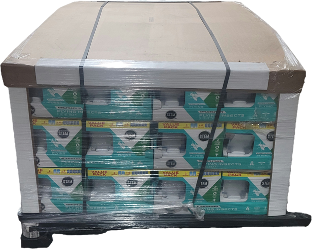 SP PEST2025 STEM FLYING INSECTS LIGHT TRAP 2DEVICES + 6 REFILLS DISPLA ...